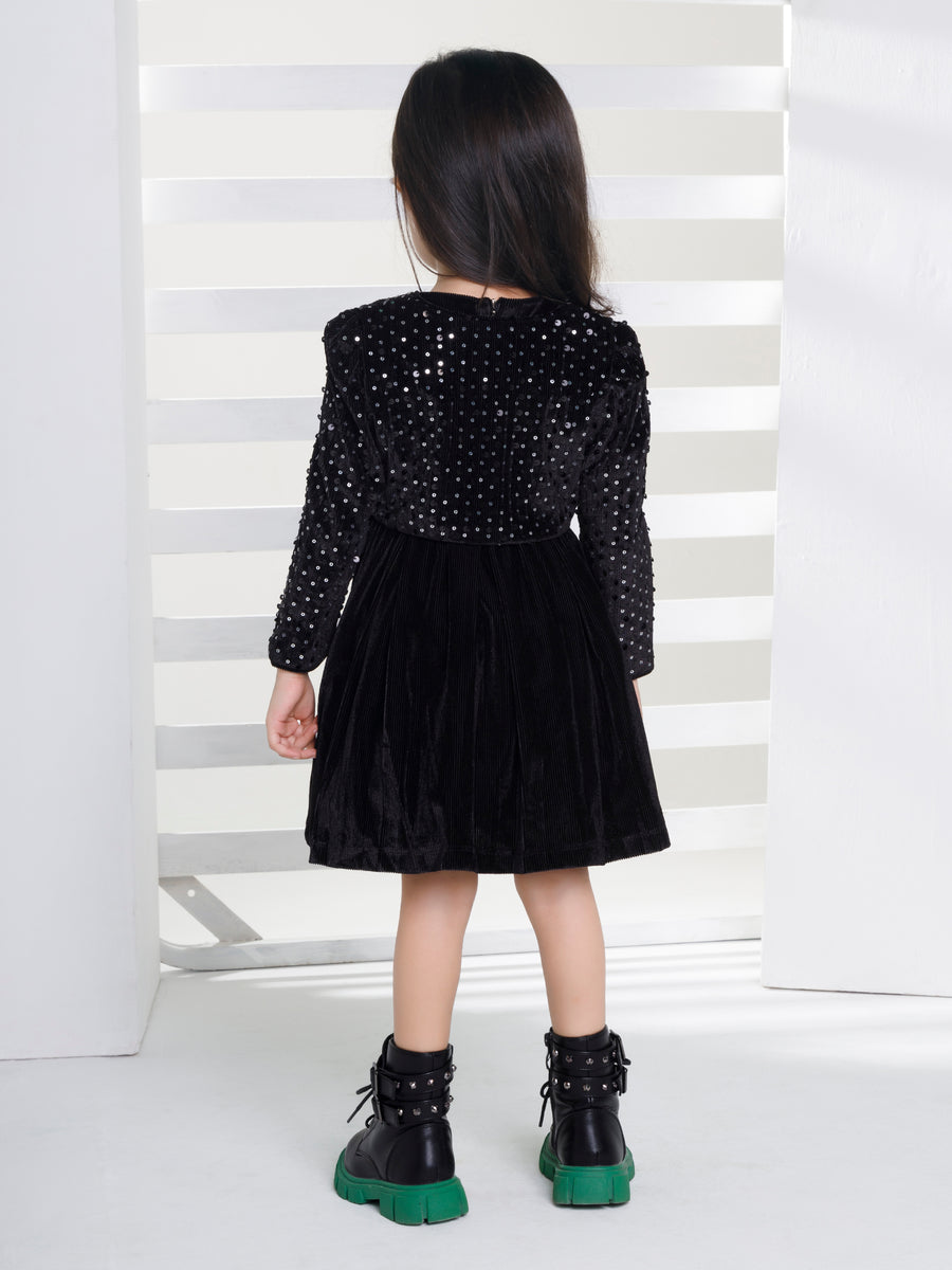 Girls Velvet Dress with Jacket 17321 | Peppermint