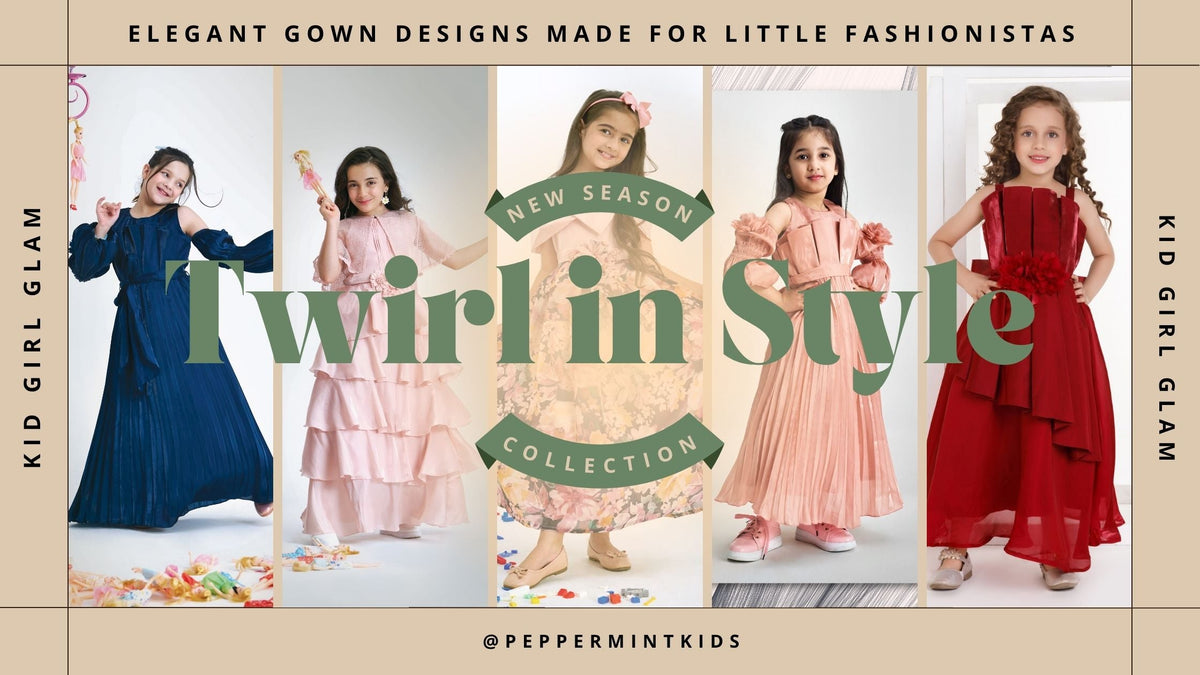 Stylish Party Wear Gown Designs for Kid Girls | Peppermint
