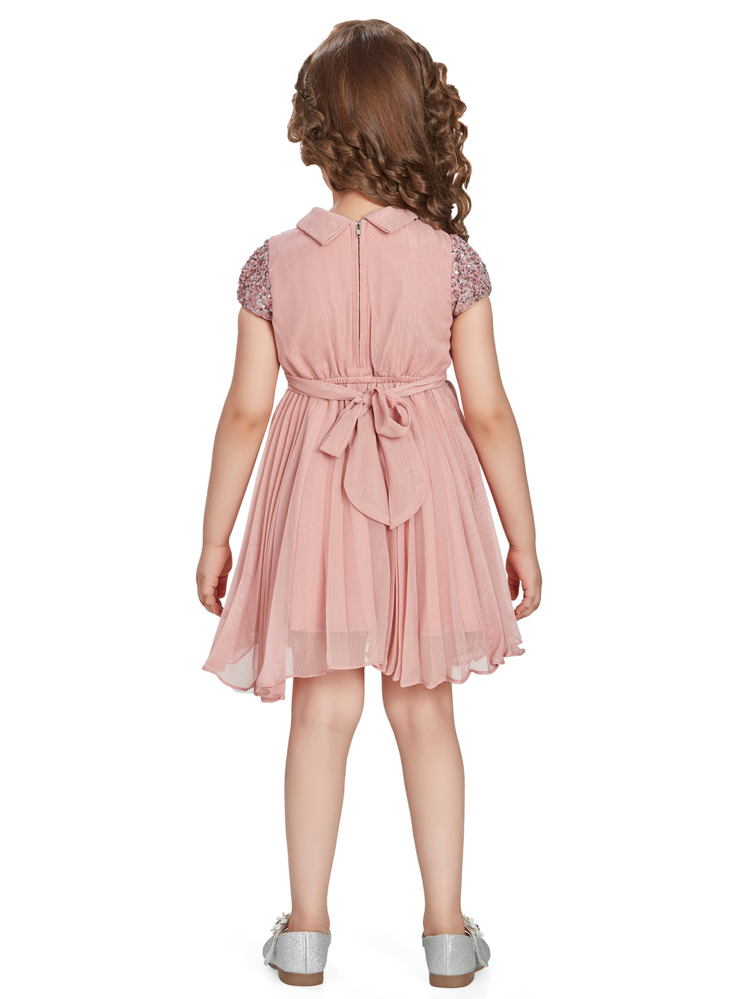 Girls Sequins Dress 15018 Peppermint