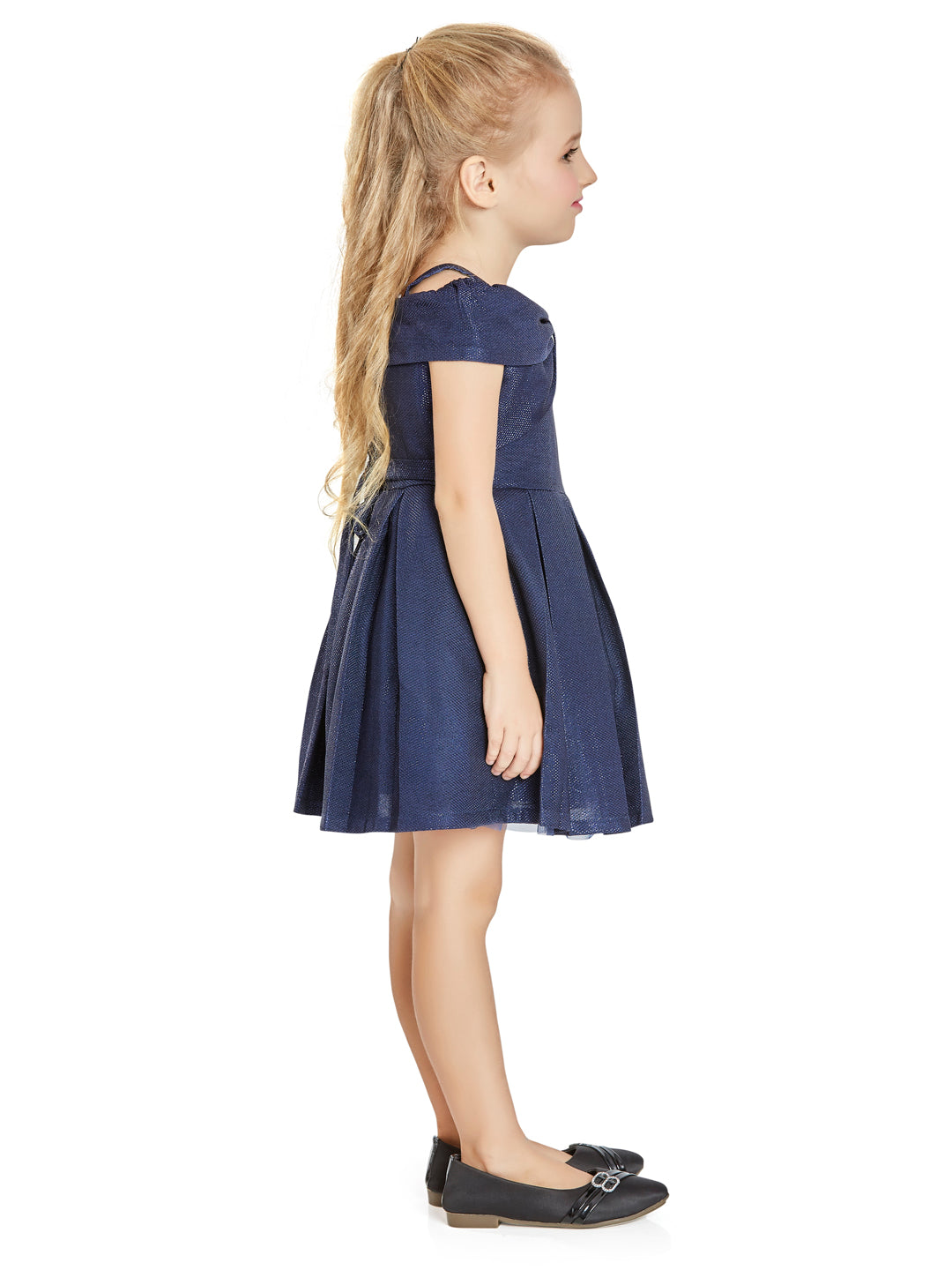 Girls Textured Dress 15034 | Peppermint