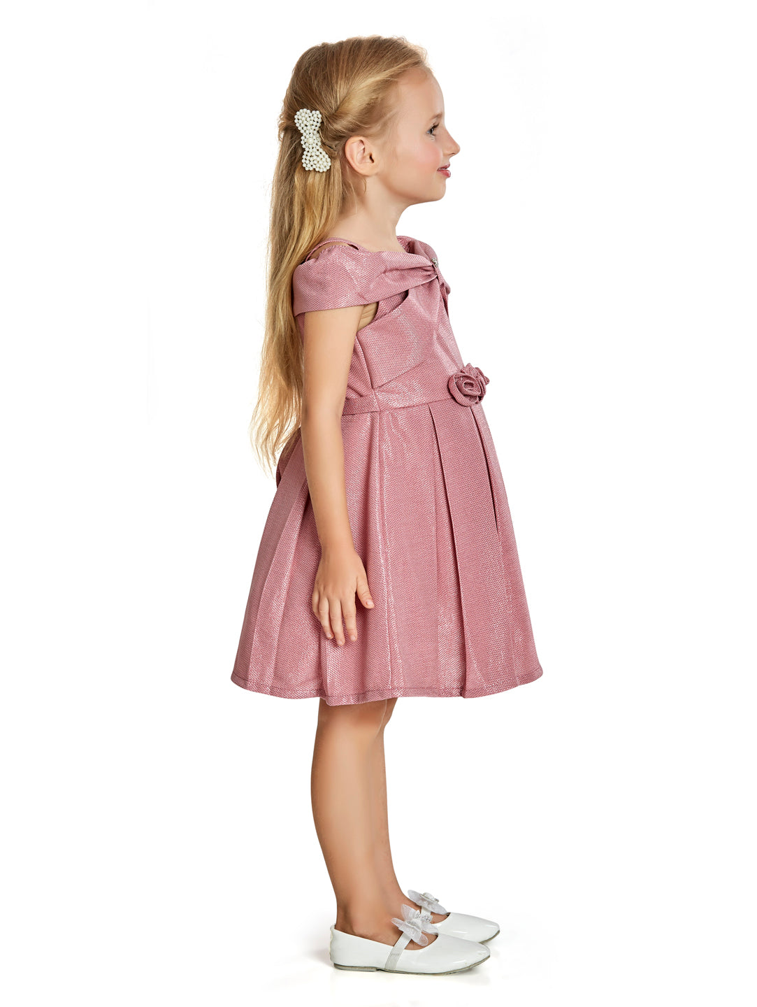 Girls Textured Dress 15034 | Peppermint