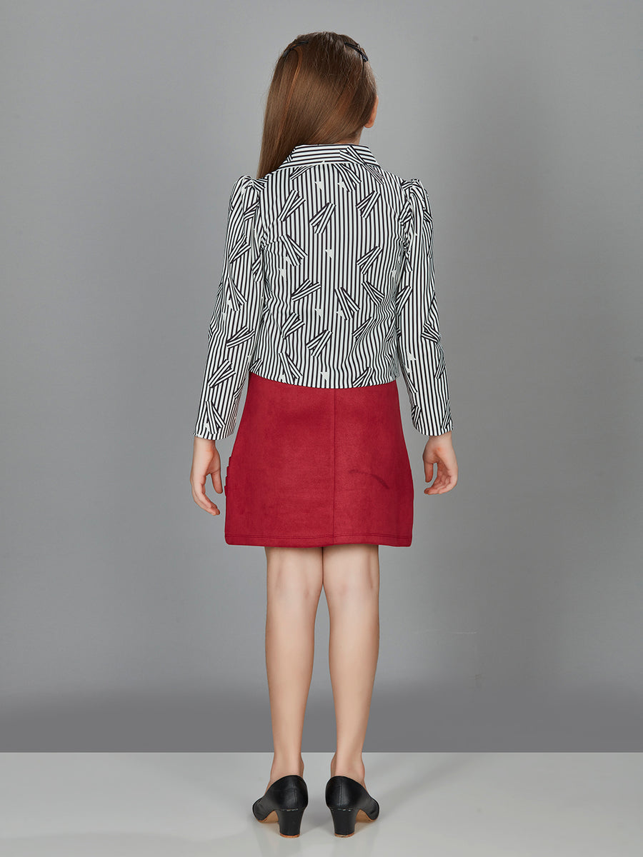 Girls Checkered Dress with Jacket 18946 | Peppermint