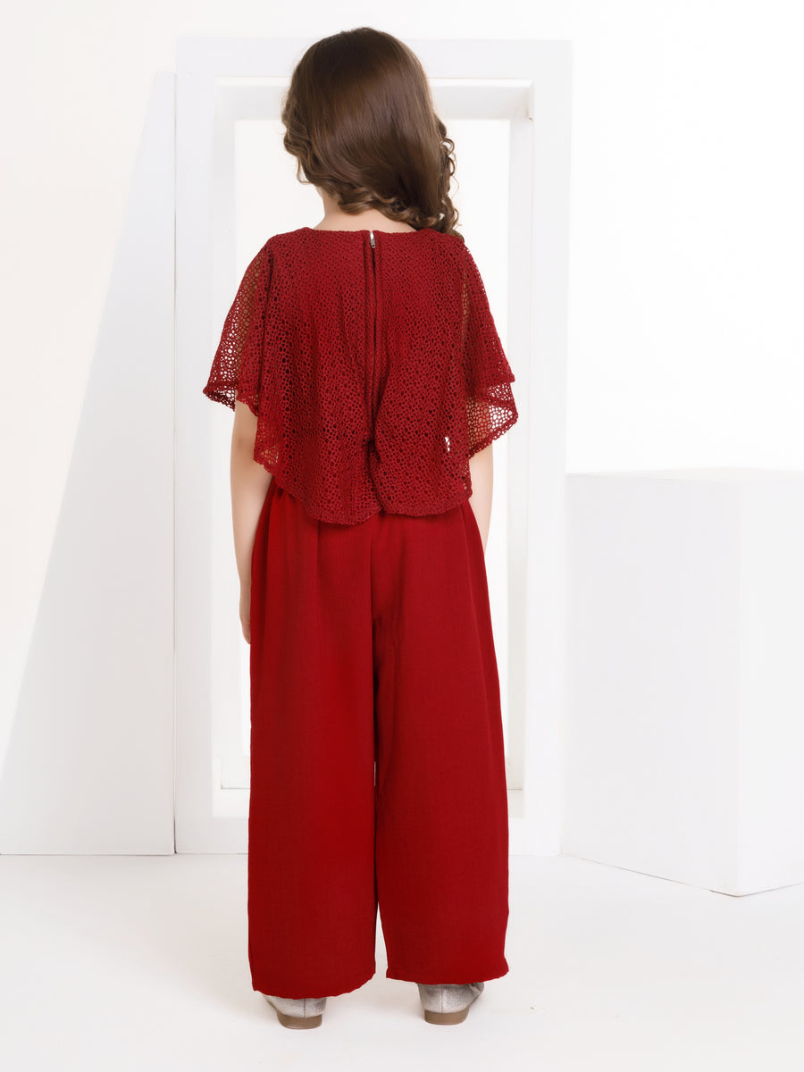 Girls Design Net Jumpsuit 17299 | Peppermint