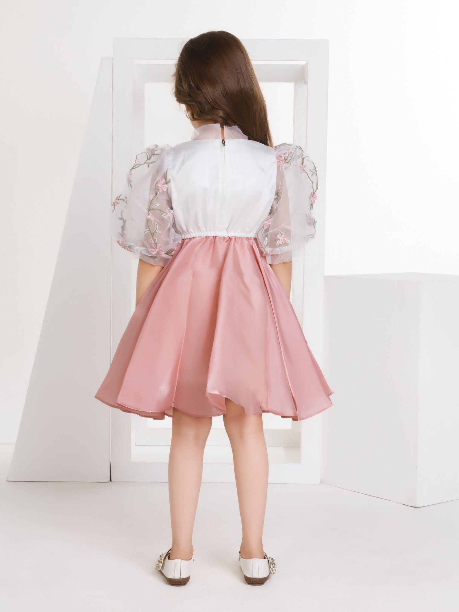 Girls Embroidered Dress 17318 | Peppermint