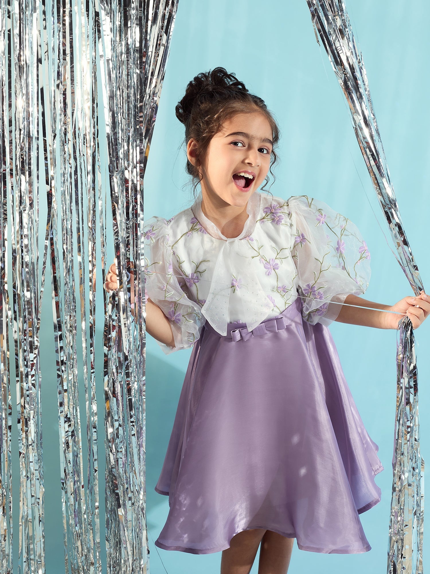 Girls Embroidered Dress 17318 | Peppermint