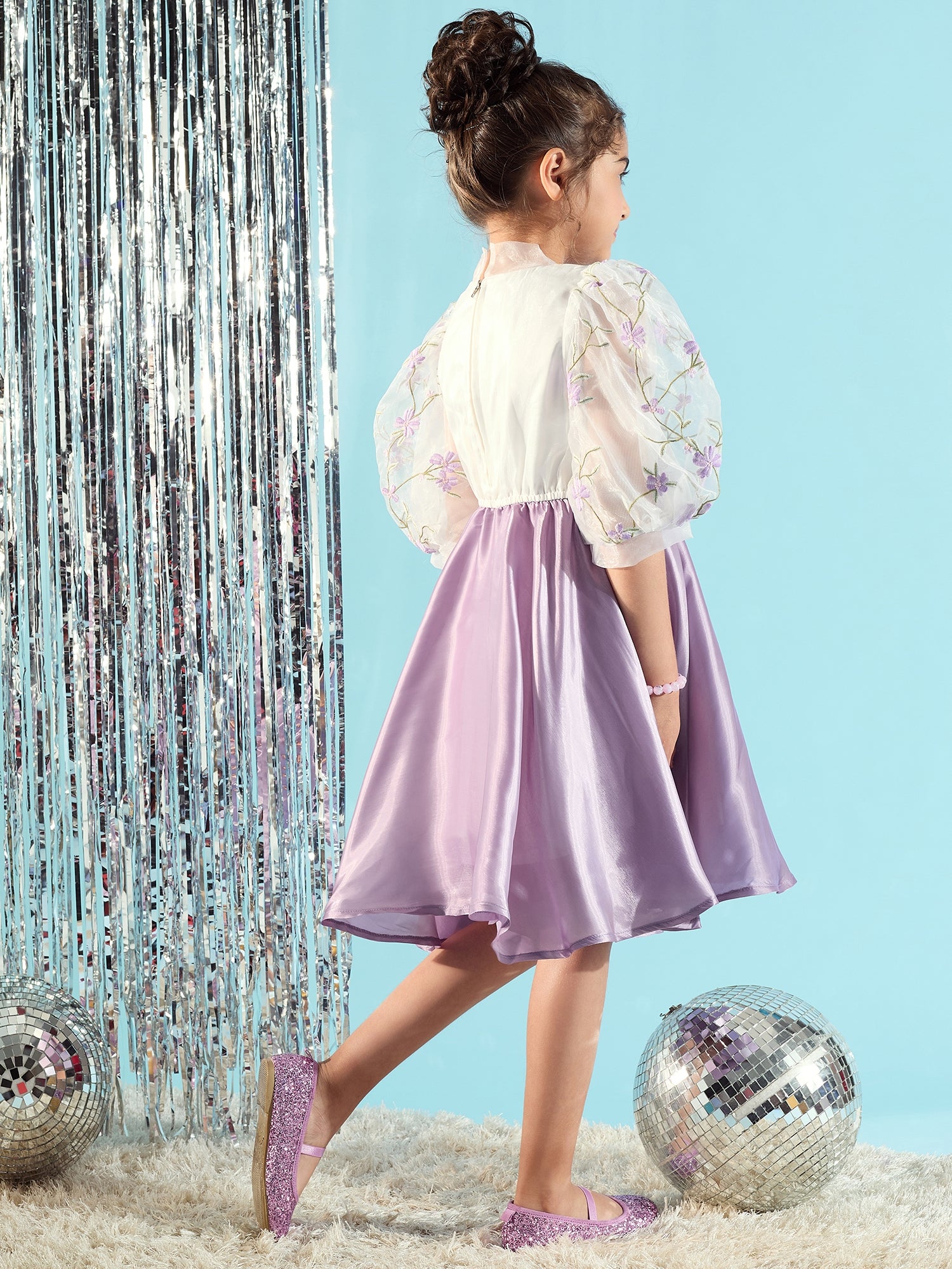 Girls Embroidered Dress 17318 | Peppermint