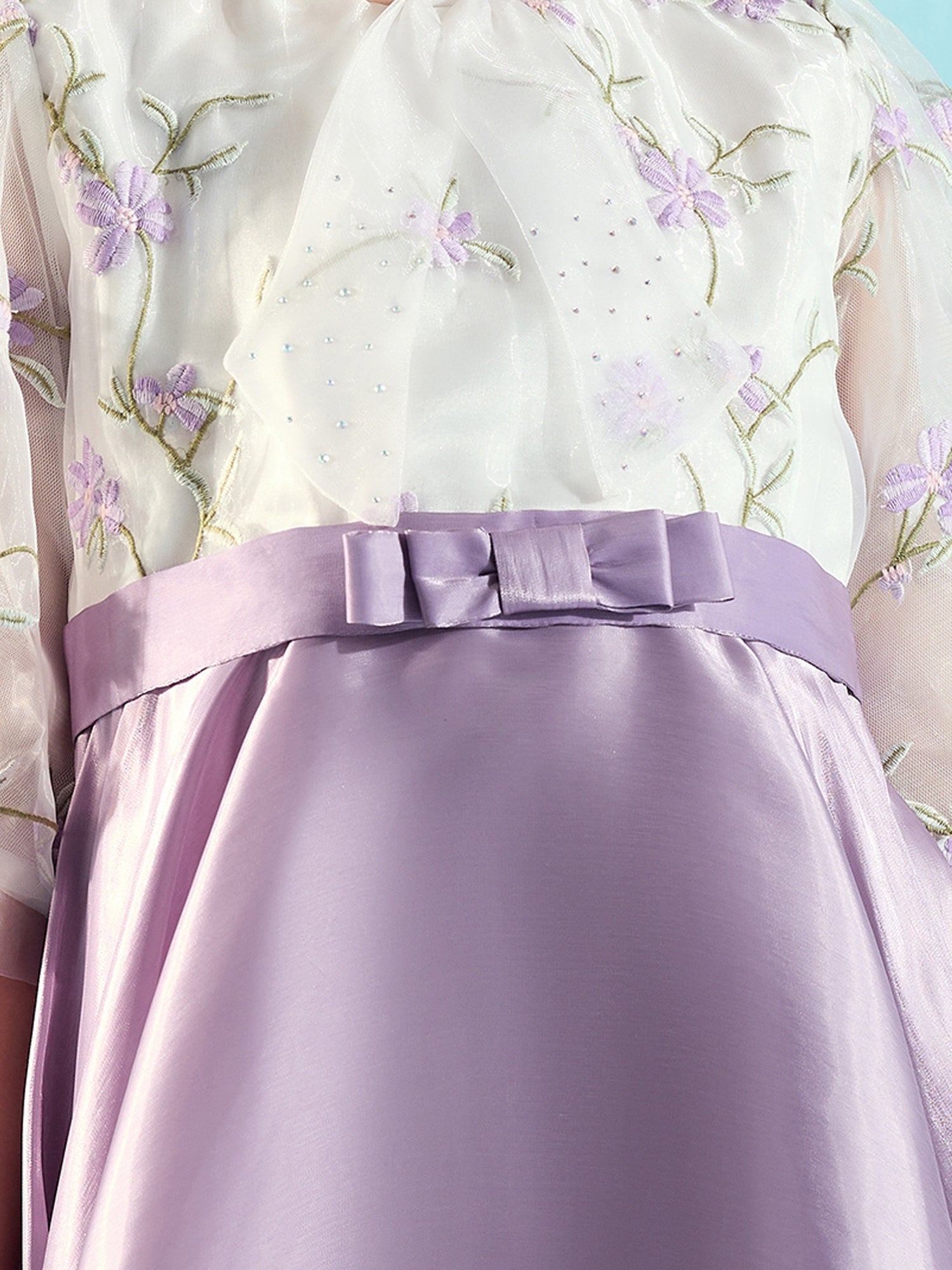 Girls Embroidered Dress 17318 | Peppermint