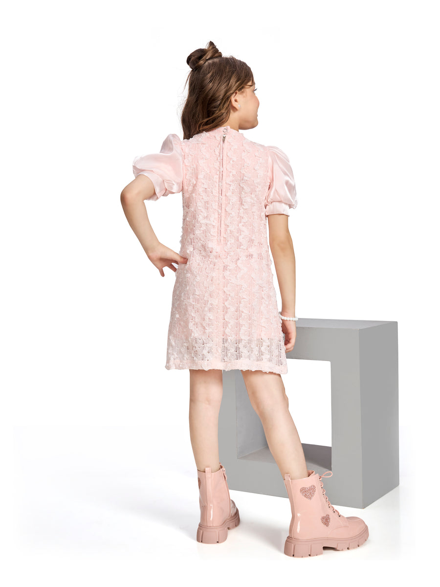 Girls Design Net Dress 19764 – Peppermint
