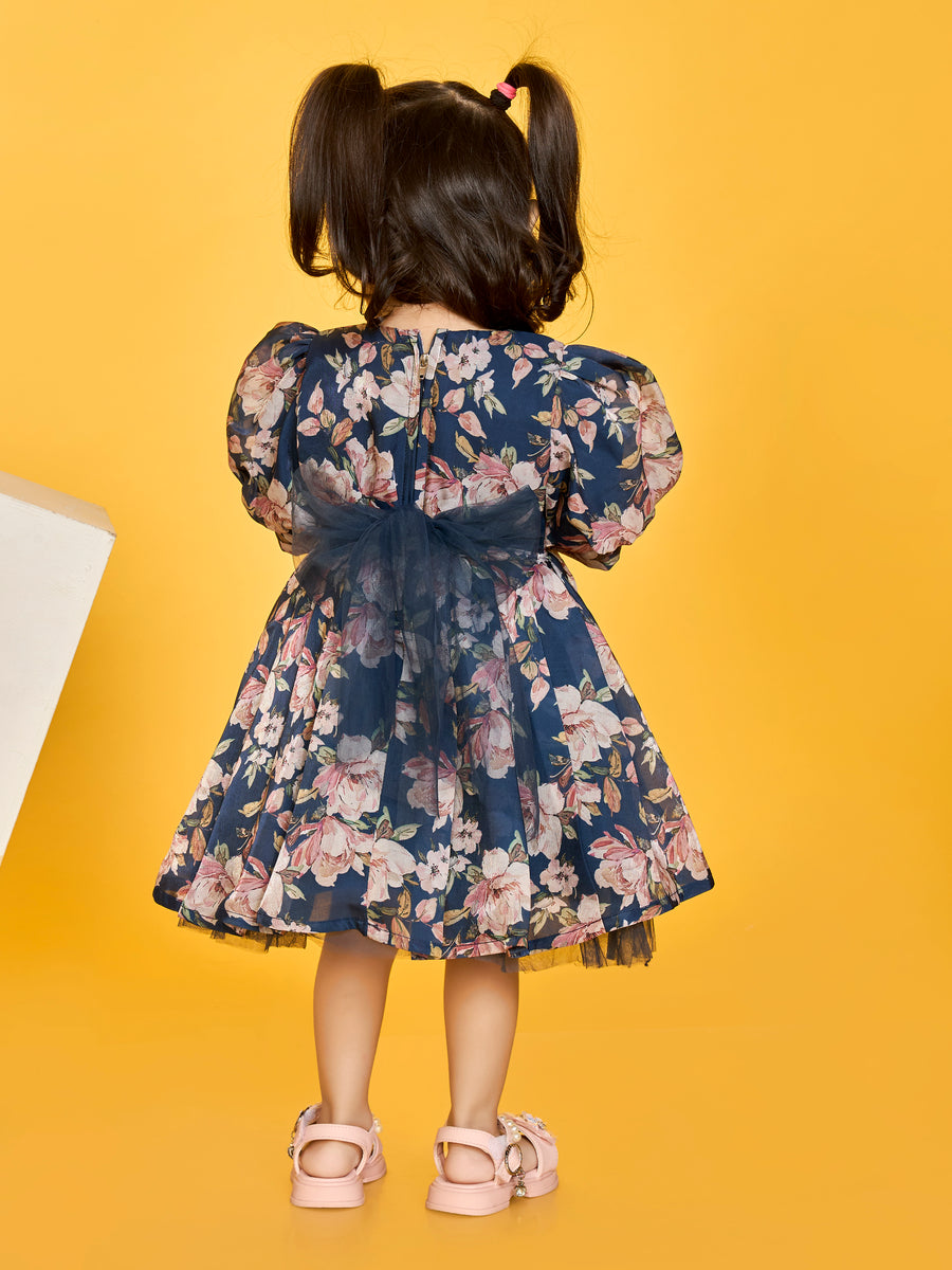Girls Floral Print Dress 19808 – Peppermint
