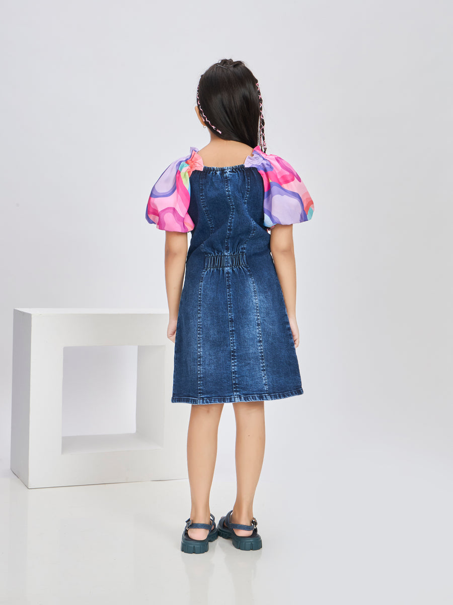 Girls Denim Dress 20266 – Peppermint