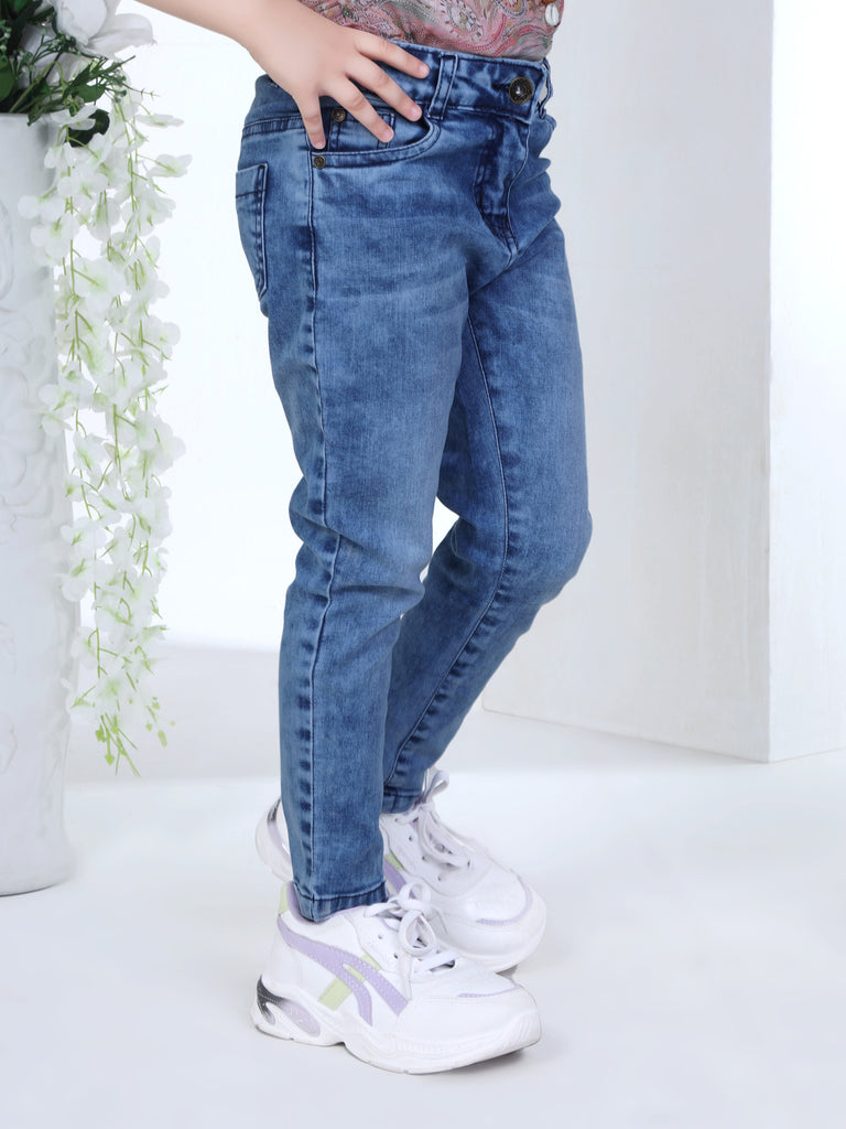 Girls Denim Pants 17133 | Peppermint