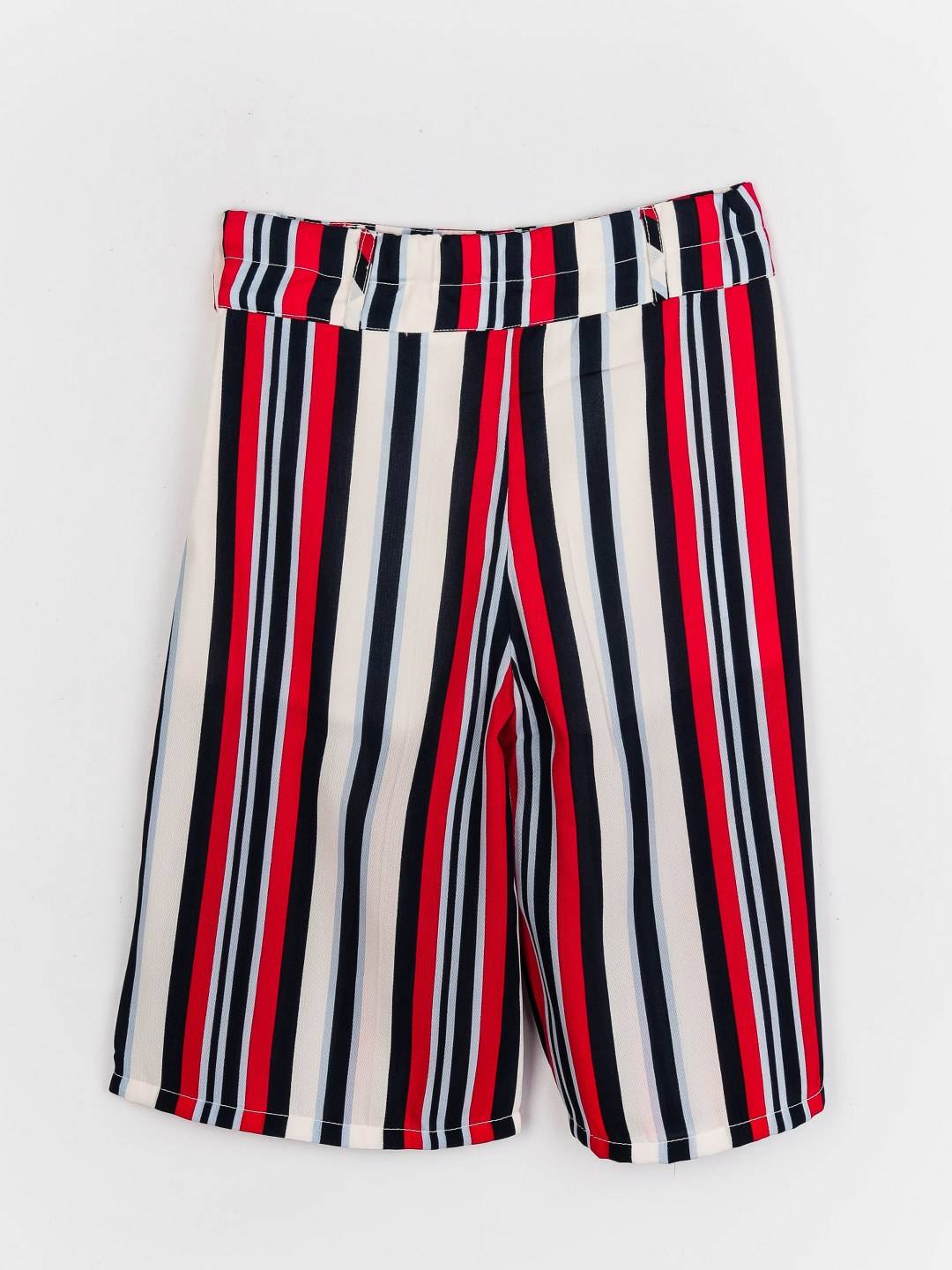 Girls Red Printed Culotte 12810 | Peppermint