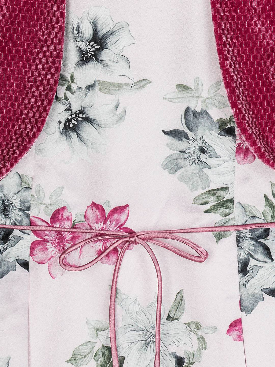 Girls Pink Regular Dress,Jacket With Belt 13052 | Peppermint