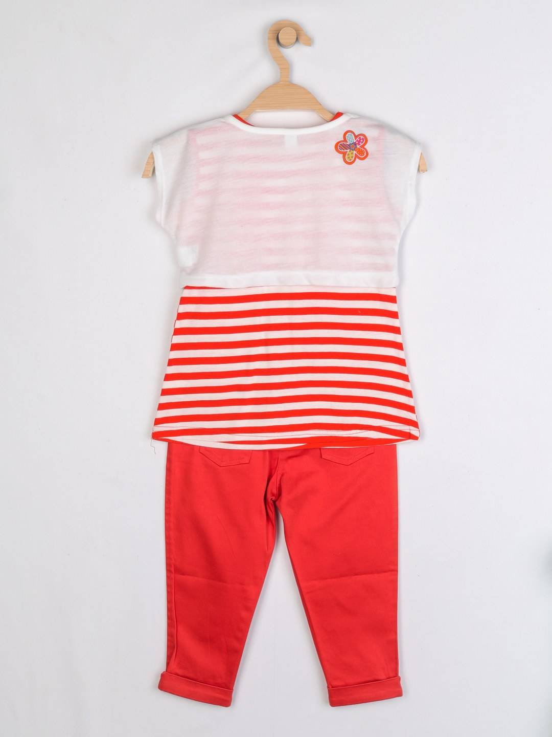 Girls Orange Regular Top 12892 | Peppermint