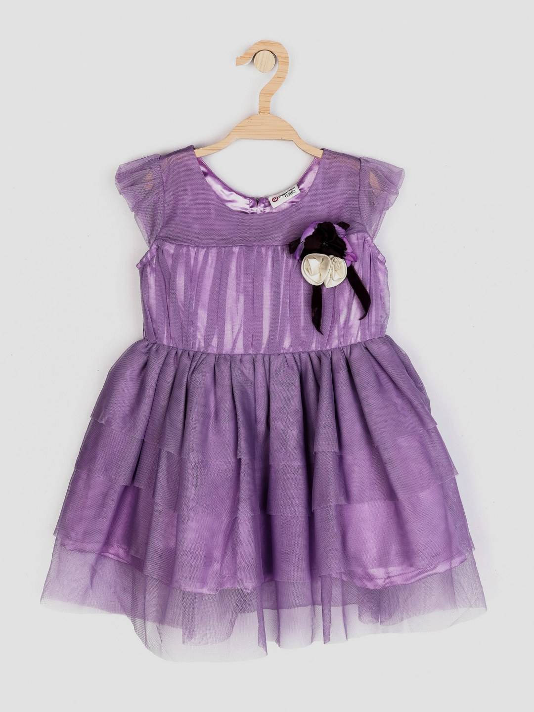 Girls Lavender Regular Dress 12244 | Peppermint