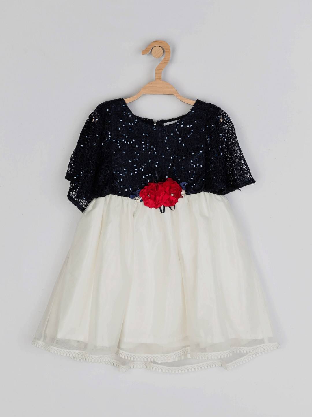 Girls Navy Blue Regular Dress 12237 | Peppermint