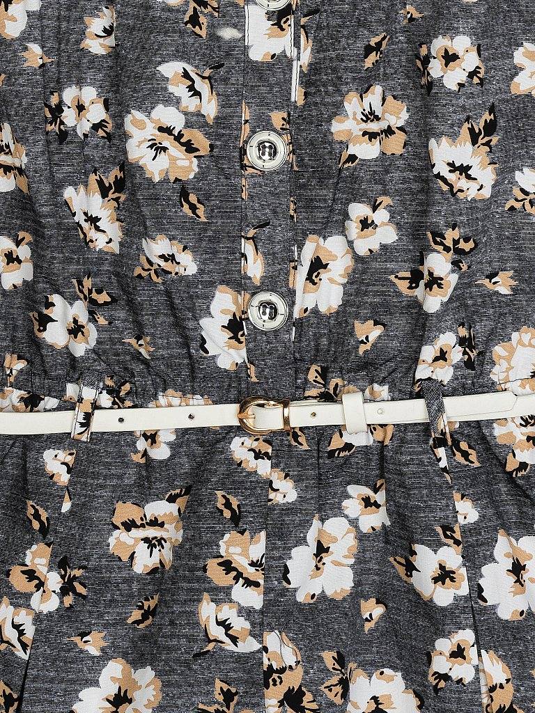 Buy Girls Grey Printed Jumpsuit With Belt | Peppermint